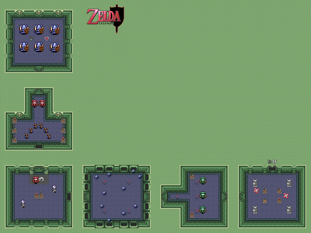 Zelda Legends - The Library - Visual Guides - ALttP - 2. Pendant of ...