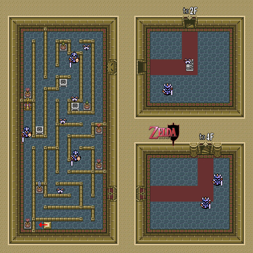 Zelda Legends - The Library - Visual Guides - ALttP - 7. The Master ...