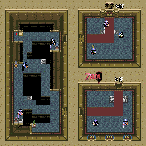 Zelda Legends - The Library - Visual Guides - ALttP - 7. The Master ...
