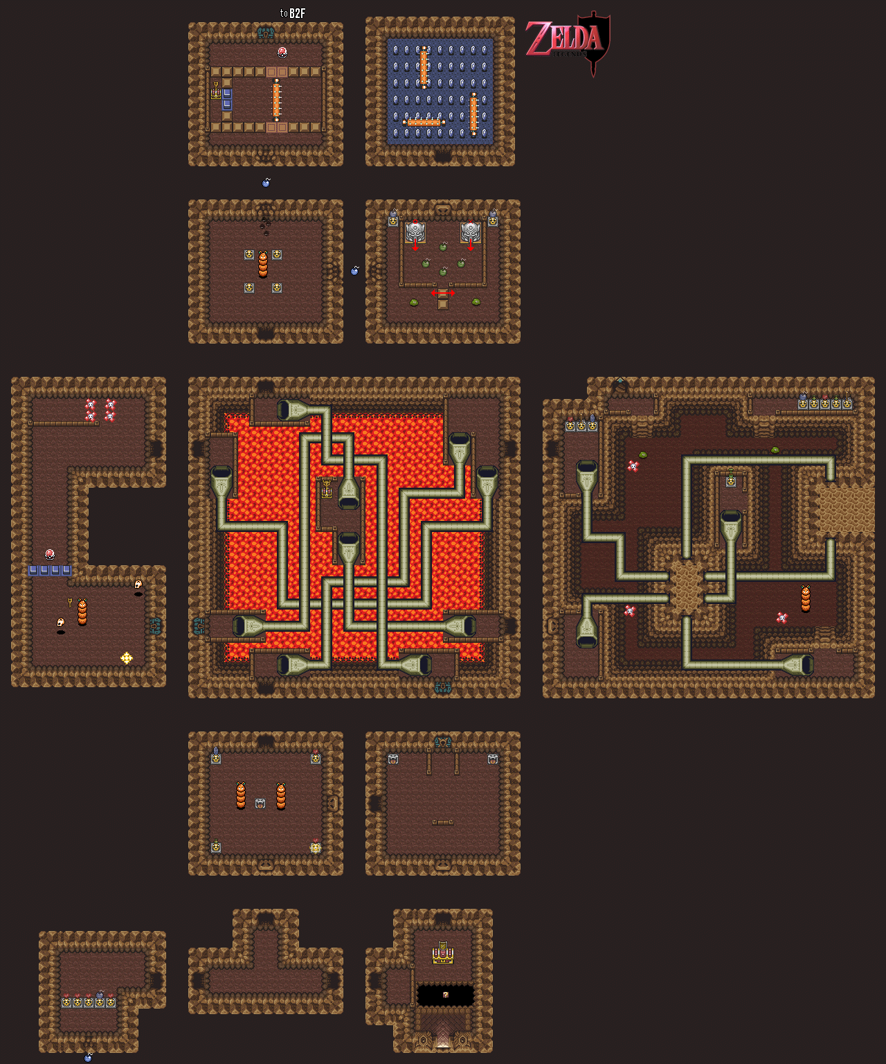 Zelda Legends - The Library - Visual Guides - ALttP - 17. Crystal #7 ...