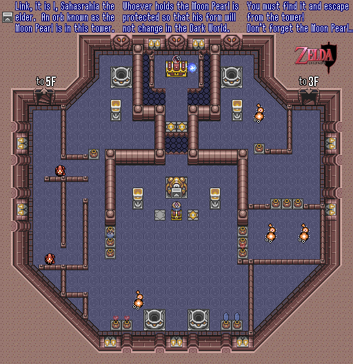 Zelda Legends - The Library - Visual Guides - ALttP - 6. Pendant of ...
